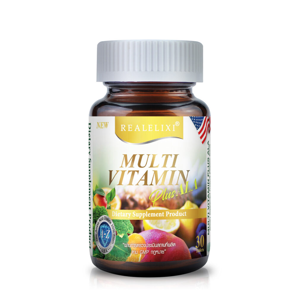 ขาย เรียลอิลิคเซอร์มัลติวิตามิน พลัสเอแอลเอ 30เม็ด | Tops Vita ท็อปส์ วีต้า